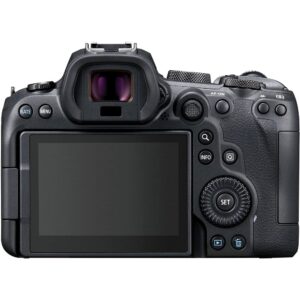 Canon EOS R6 Mirrorless Digital Camera (Body Only) 4082C002 + Canon RF 24-70mm Lens + 2 x 64GB Memory Card + Case + Corel Software + 3 x LPE6 Battery + External Charger + Card Reader + More (Renewed)