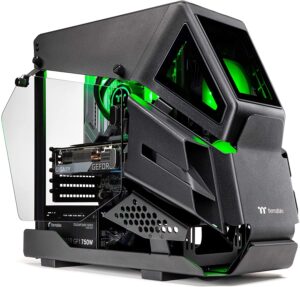 thermaltake lcgs ah-380 aio liquid cooled gaming pc (amd ryzen 9 3900x 12-core, toughram ddr4 3600mhz 16gb rgb, nvidia geforce rtx 3080, 1tb nvme gen4 m.2, wifi, win 10 home) ahb2-b550-a38-lcs