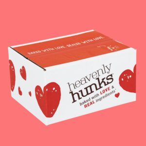 Heavenly Hunks Variety Gift Box - Oatmeal Chocolate Chip, Peanut Butter Chocolate, Cranberry White Chip & Oatmeal White Chip Cookies 4-Pack