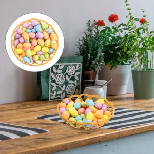 Kisangel 100pcs Flower Basket Easter Egg Decoration Easter Simulation Egg Home Accents Decor Toys in Bulk Mini Easter Eggs Festival Confetti Eggs Foam Material Wall Hanging Child The Bird