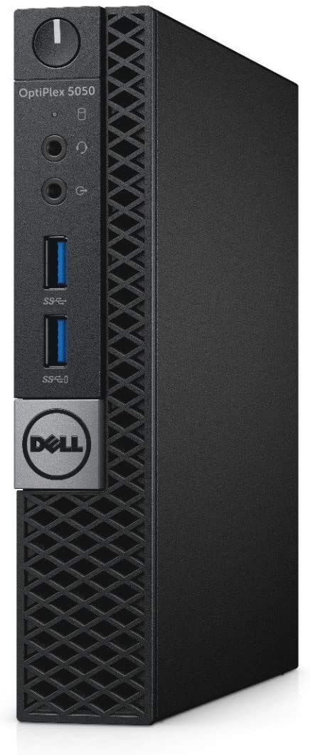 Dell OptiPlex 5050 Micro Form Factor (Intel Core i5-7600T, 16GB DDR4, 512GB SS WiFi, DP, HDMI, Windows 10 Pro ¦ (Renewed)