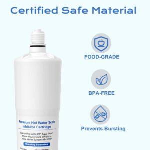 3 Pack AP431 Cartridge, Replacement for Aqua-Pure Whole House Scale Inhibition Inline Water System Helps Prevent Scale AP430SS - IT'S PURE EXPERT