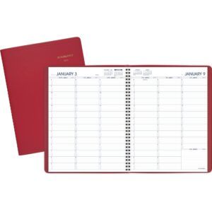 2022 Weekly Appointment Book & Planner by AT-A-GLANCE, 8-1/4" x 11", Large, Fashion Color, Red (7094013)