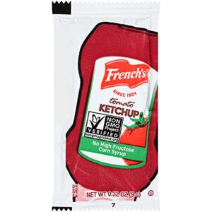 French's Tomato Ketchup Packets, 1000 count - One Box of 1000 Individual Ketchup Packets, Perfect for Takeout Orders and Condiment Stations