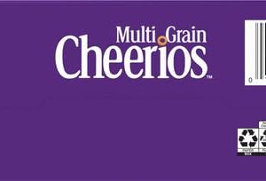 Multi Grain Cheerios Heart Healthy Cereal, 18 OZ Family Size Cereal Box