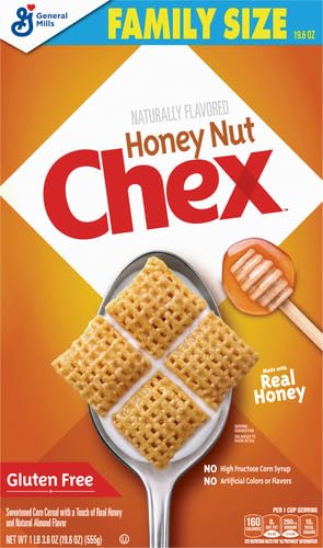 Honey Nut Chex Cereal Family Size, 19.6 OZ