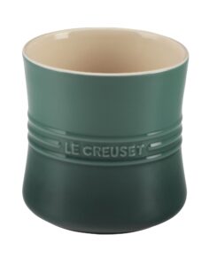 le creuset stoneware utensil crock, 2-3/4-quart, artichaut