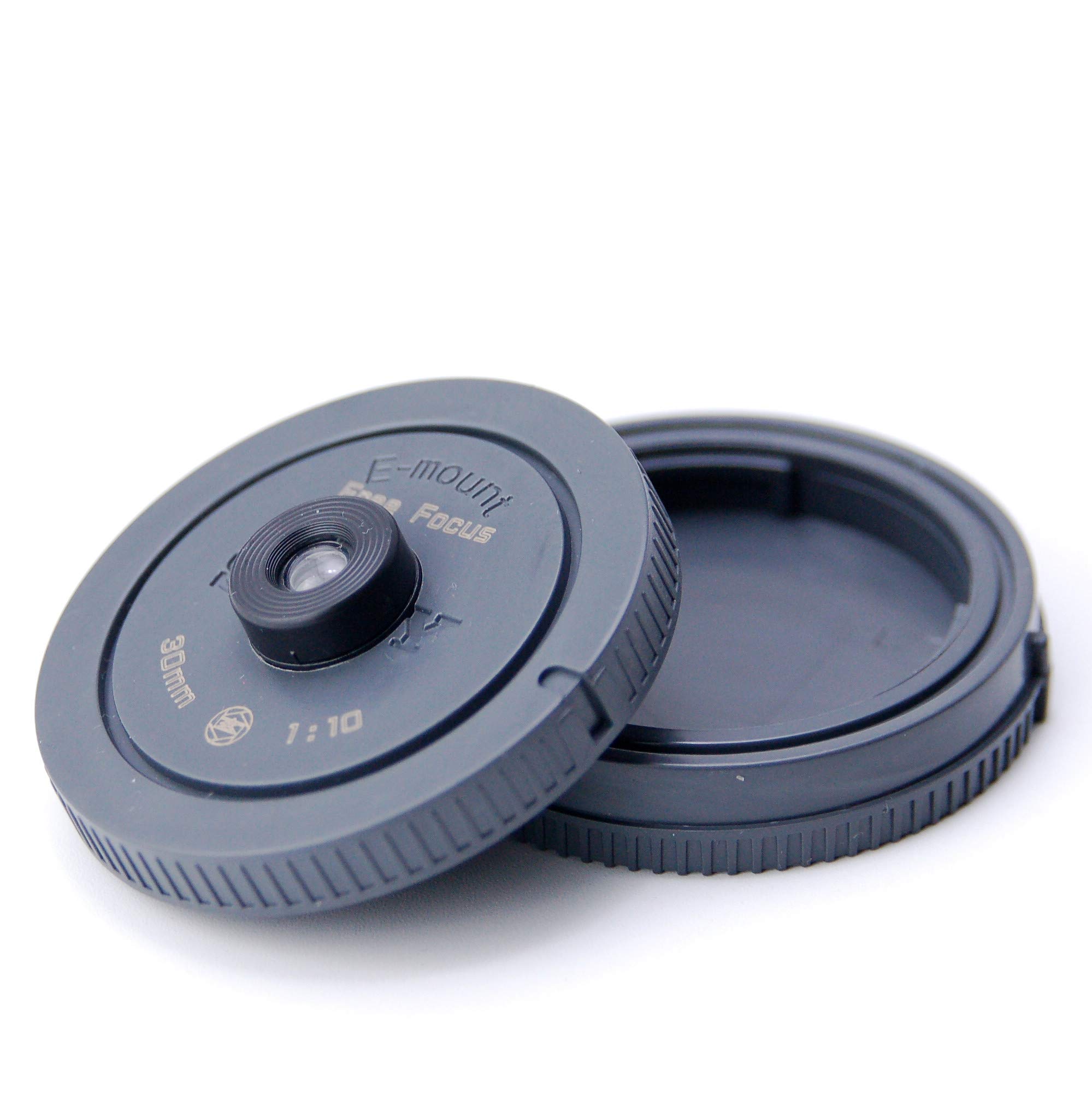 Xuan Focus Free 30mm F/10 Body Cap Lens Pancake Lens Street Photography (Sony E Mount)