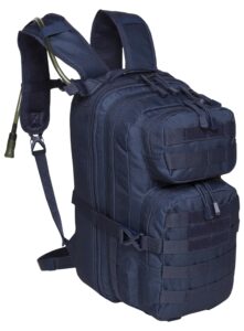 fieldline tactical surge hydration pack with 2-liter reservoir, 22.2-liter storage, navy blue, fieldline hiking, navy blazer, 9.2 x 17.7 x 6.9 inches (wxhxd)