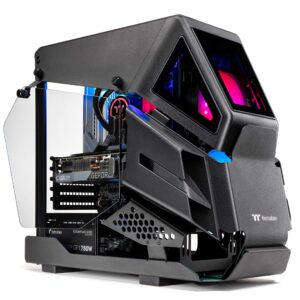 Thermaltake AH-390 Liquid-Cooled PC (AMD Ryzen 7 5800X, RTX 3090, 16GB RGB 3600Mhz DDR4 ToughRAM RGB Memory, 1TB Gen4 NVMe M.2, WiFi, Win 10 Home) Gaming Desktop Computer AHB2-B550-A39-LCS