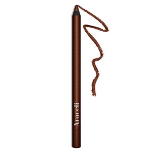 araceli beauty ojos perfectos gel pencil eyeliner, cinnamon canela