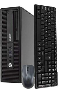 hp 800 g1 sff computer desktop pc, intel core i7 3.4ghz processor, 16gb ram, 512gb m.2 ssd,wireless keyboard & mouse, wifi | bluetooth, microsoft office 365, windows 10 professional (renewed)