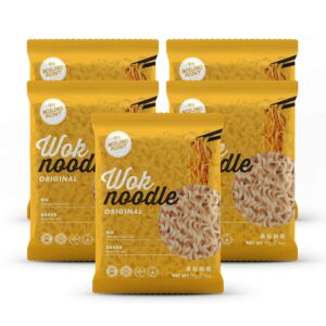 boiling point wok noodle package, healthy asian ramen, no preservatives, non-fried instant noodles, stir fry, set includes original bp wok noodles, 2.1 oz.(pack of 5)