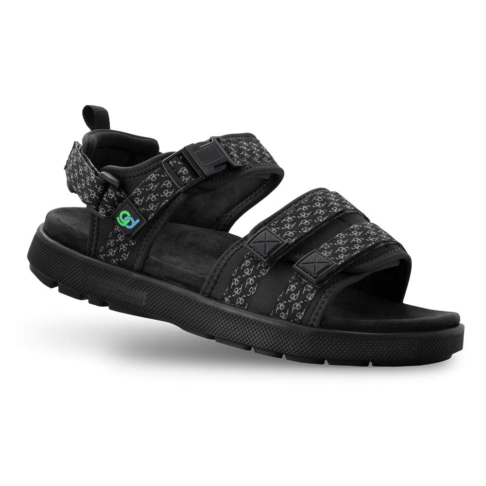 Gravity Defyer Women's G-Defy Black Café Sandal 6 M US - VersoCloud Multi-Density Shock Absorbing Stress Recovery Sandals