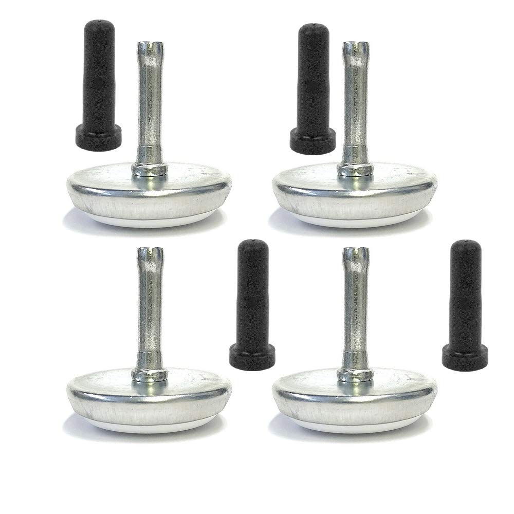 Wallace Flynn Low-Profile Grip Neck Stem Bed Glides (Set of 4)