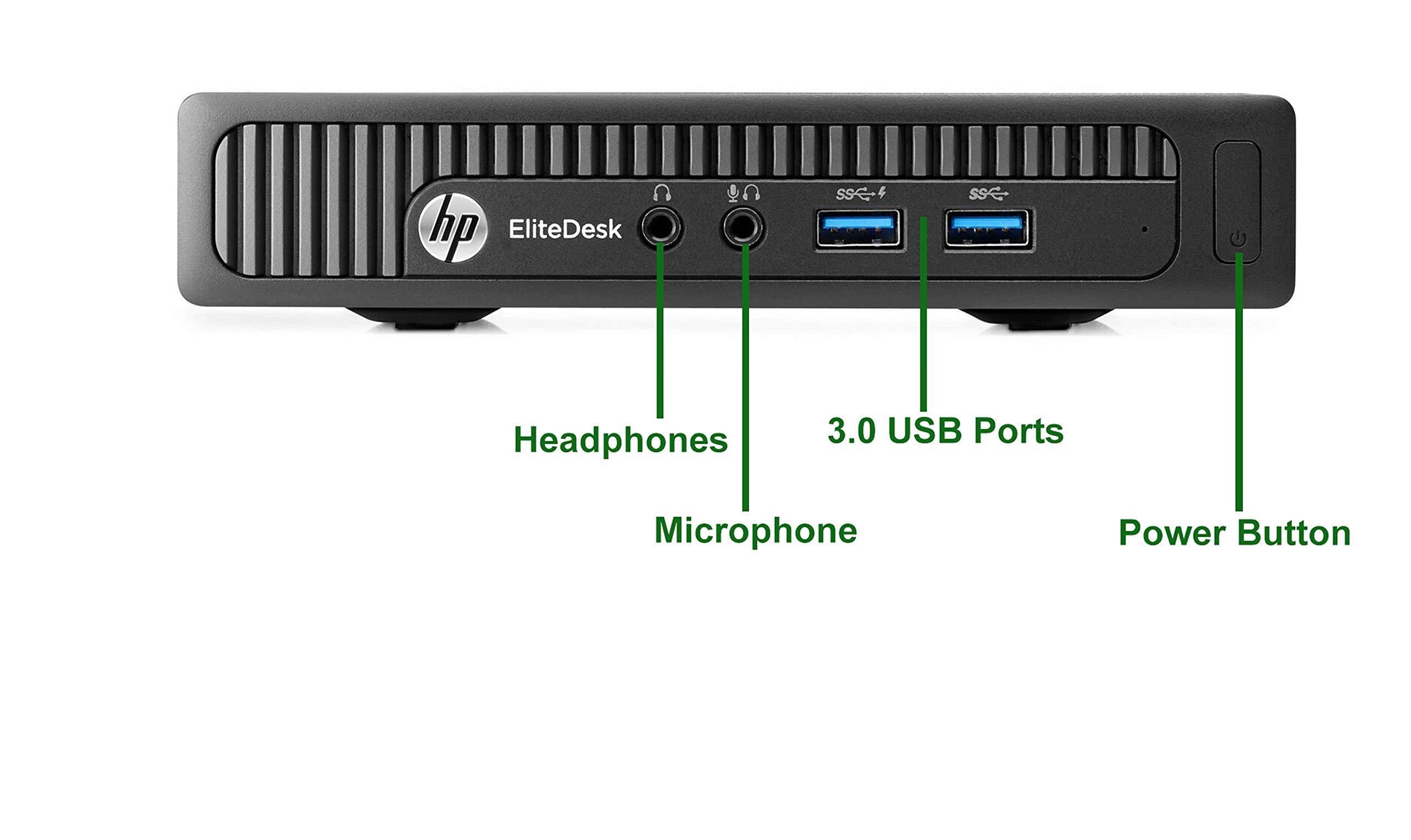 HP EliteDesk 800 G1 Tiny Computer Micro Tower PC, Intel Core i5 Processor, 16GB Ram, 250GB SSD,Wireless Keyboard & Mouse, WiFi | Bluetooth, 22" FHD LED Monitor, Win 10 Pro (Renewed)