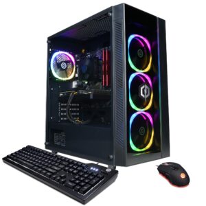 cyberpowerpc gamer master gaming pc, amd ryzen 5 5600x 3.7ghz, geforce rtx 3060 12gb, 16gb ddr4 ram, 1tb nvme ssd, wifi ready & win 10 home (gma1410a2)