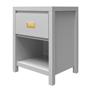 little seeds monarch hill haven kids' nightstand, dove grey