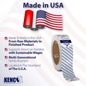 Kenco Sealer - Reduces Liquid Leaks and Spills - with Easy Pull Tab! Made in The USA (3/4" X 6", 1 Pack)