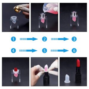 AHANDMAKER 16 Style Lipstick Mold Silicone DIY Makeup Cosmetics Lipstick Mould for DIY Lipstick Lip Cream Making Lipstick Fix