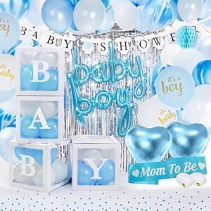 baby shower decorations for boy - all-in-one inclusive jumbo decor set