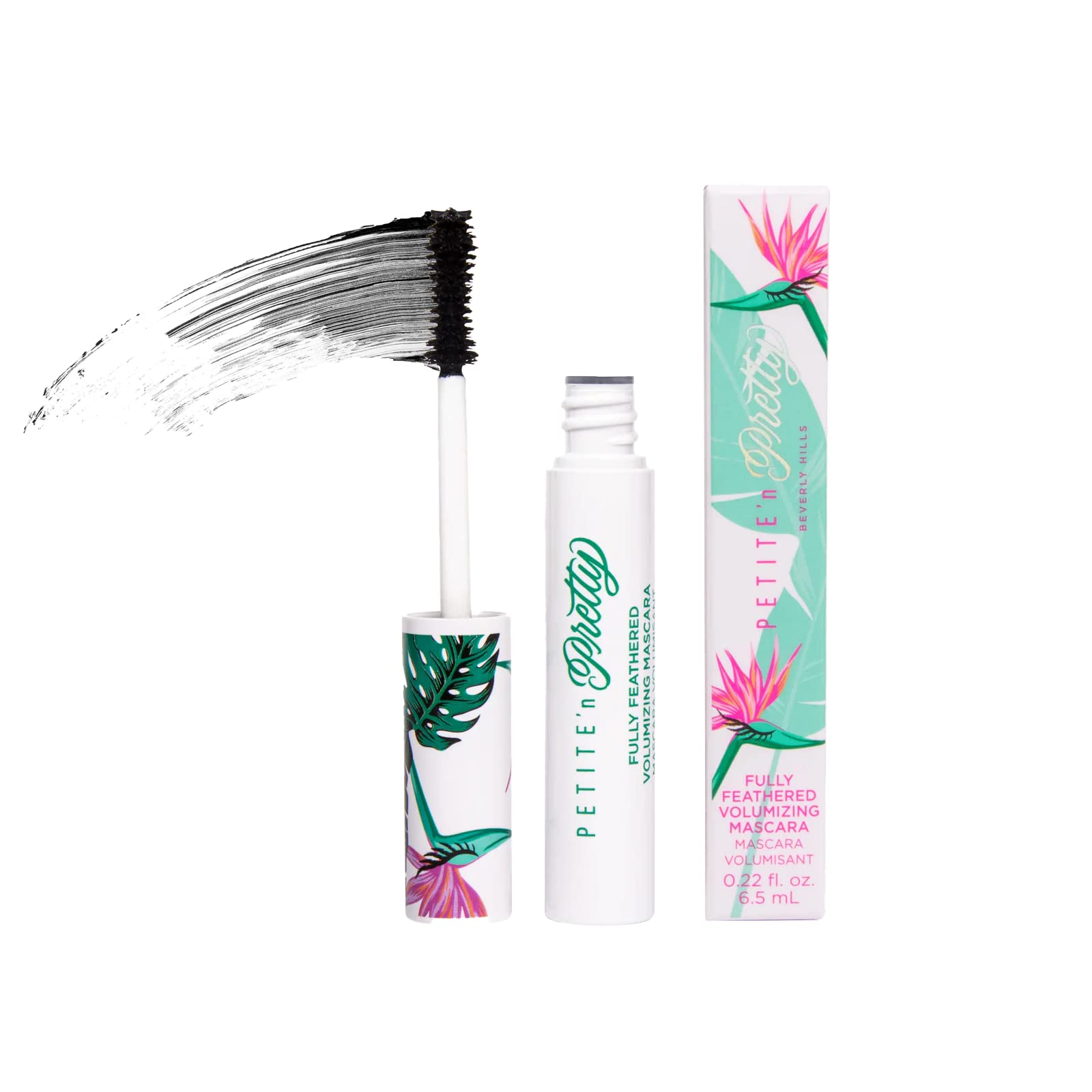 Petite 'n Pretty Fully Feathered Volumizing Mascara - Non-Toxic Makeup for Kids, Tweens and Teens - Adds Instant Thickness and Definition