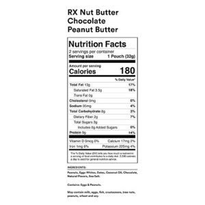 RX Nut Butter, Protein Snack, Lunch Snacks, Variety Pack (60 Packs)