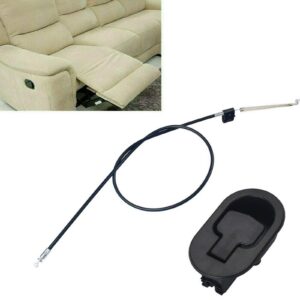 FASTROHY Recliner Handle Release Lever Trigger Replacement Cable Lounge Sofa Chair, Black