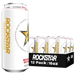 rockstar energy drink, throwback edition: o.g. sugar free, 16 fl oz (pack of 12)