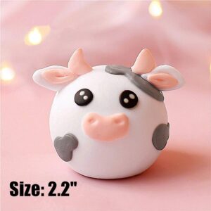 JeVenis Cute Cow Cake Decoration Farm Animal Birthday Cow Cake Topper for Baby Shower Party Decorations