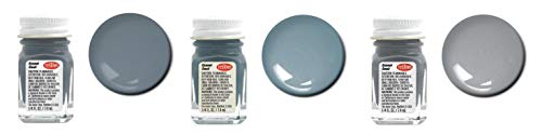 Make Your Day Testors Naval Color Enamel Paint Variety, 1/4 fl oz (Pack of 11) PaintBrush Set