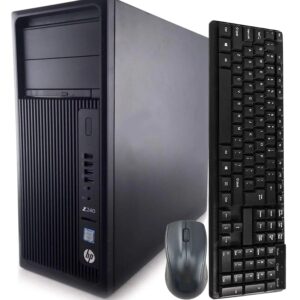 HP Z240 Tower Computer Workstation PC, Intel Core i5 6600 3.3GHz Processor, 32GB DDR4 Ram, 1TB SSD, Wireless Keyboard & Mouse, WiFi | Bluetooth, Windows 10 Professional (Renewed)