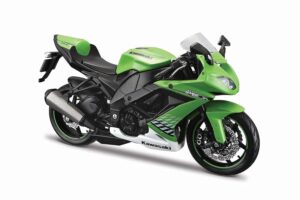 maisto m32709 1:12 motorbike-kawasaki ninja zx-10r, assorted designs and colours