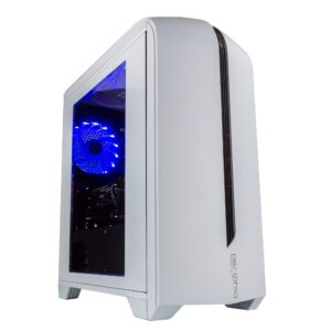 periphio vortex gaming pc desktop computer tower, intel quad core i5 3.2ghz, 16gb ram, 120gb ssd 500gb 7200 rpm hdd, windows 10, nvidia gt1030 2gb graphics card, hdmi, wi-fi (renewed)