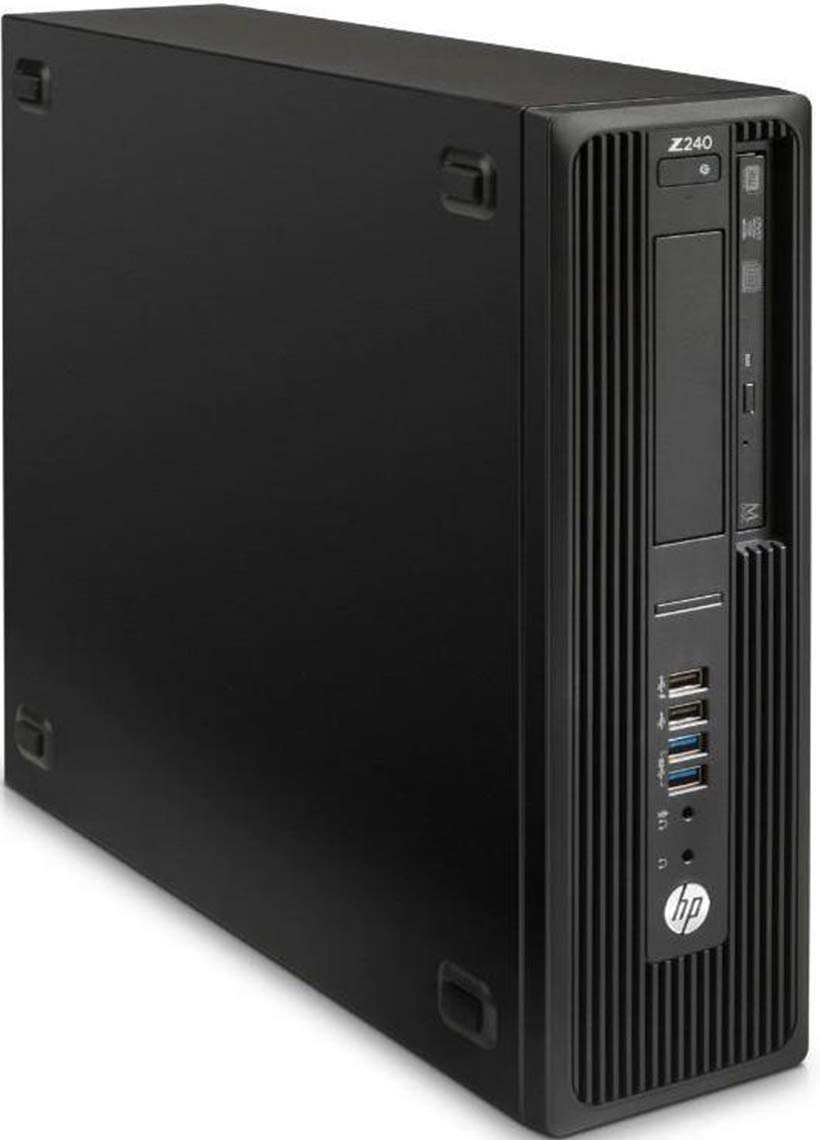 HP Z240 Workstation SFF Desktop PC, Intel Core i5-6500 Upto 3.60GHz, 16GB RAM, 1TB SSD, AMD Radeon HD 8570 1GB 4K, DisplayPort, HDMI, DVI, AC Wi-Fi, Bluetooth - Windows 10 Pro (Renewed)