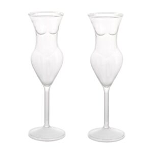 Novelty Champagne Goblet Wine Glasses Female Body Glasses for Home Restaurant Bar Party Decoration