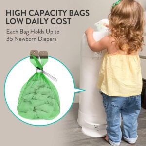 Prince Lionheart MY TWIST’R™ Diaper Disposal System | Outsmart Odors| Drop – Step - Done® | Easy to use | Designed to Last | High Capacity Bags | Personalize to Match Nursery