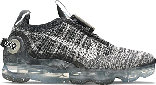 Nike Women's Air Vapormax 2020 Flykit Running Shoes, Black/Black/White, 7.5