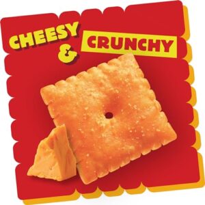 Cheez-It Cheese Crackers, Baked Snack Crackers, Lunch Snacks, Family Size, Variety Pack (3 Boxes)