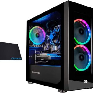 iBUYPOWER Gaming PC Computer Mini Desktop (AMD Ryzen 3 3100 3.6GHz, AMD Radeon RX 550 2GB, 8GB DDR4 RAM, 240GB SSD,WiFi Ready, Windows 10 Home) w/OD Mouse Pad