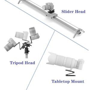 Z Flex Tilt Tripod Head - Flexible Angle Pan & Tilt Head/Universal Multiway Camera Tripod Connecting to Monopod Slider Rail Stabilizer Gimbal|Compact Folding Z Bracket Mount Fits Most DSLR Camera