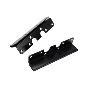 Geesatis 2 Set Bed Adapter Conversion Kit Heavy Duty Bed Frame Brackets Adapter Bed Rail Hook Plates Bolt-On to Hook-On Conversion, with Mounting Screws