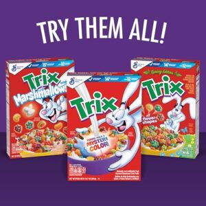 Trix Fruity Breakfast Cereal, 6 Fruity Shapes, Whole Grain, Family Size, 16.1 OZ