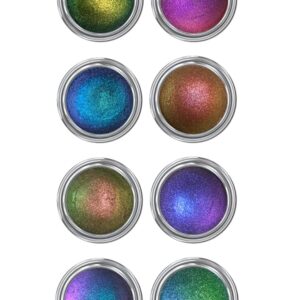 Concrete Minerals MultiChrome Eyeshadow, Intense Color Shifting, Longer-Lasting With No Creasing, 100% Vegan and Cruelty Free, Handmade in USA, 2.4 Grams Loose Mineral Powder (Sample Bundle)