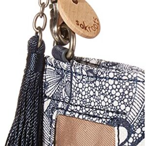 Sakroots ID Lanyard, Navy Spirit Desert