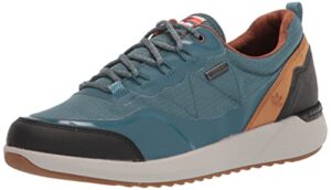 cobb hill women's skylar mesh lace walking shoe, teal waterproof, 7