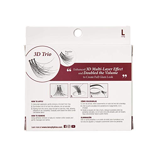 i-ENVY 3D Trio Ultra Black Long Lashes (3 PACK)