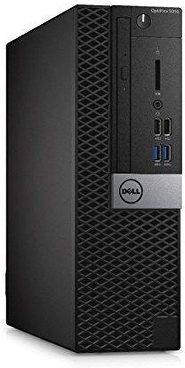 Dell OptiPlex 5050 SFF Intel Core i7-7700 3.6 GHz, 16GB RAM, 512 GB Solid State Drive, DVDRW, Windows 10 Pro 64bit, (Renewed)