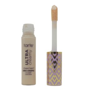 tarte cosmetics shape tape ultra creamy concealer | fair neutral 12n new 2021 formula best corrector makeup under eye brighter, smoother skin matte finish nourishing & gentle 0.33 ounce (pack of 1)