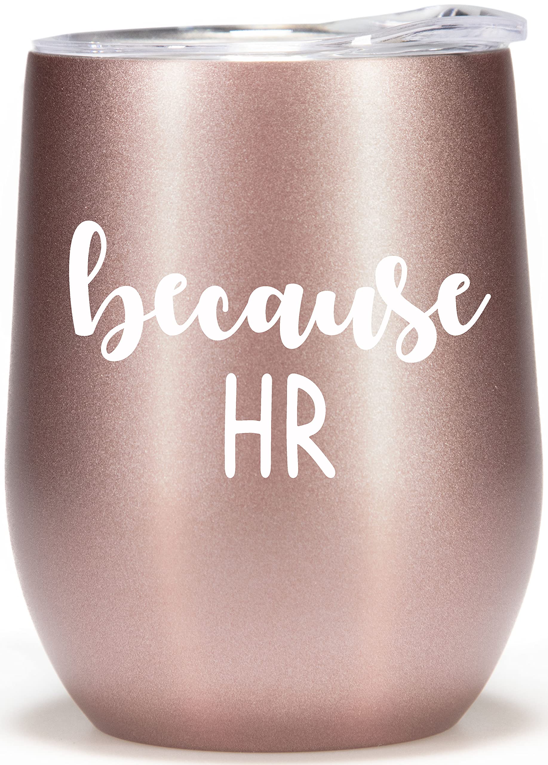 Rock & Llama Human Resources Gifts for Women Funny HR gifts for coworkers 12oz Tumbler Wine Glass HR Manager Cup Director Coffee Mug Best Office Gift